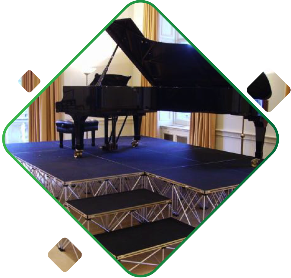 Staging Hire Package – CHOOSE A SIZE – Stage Hire – Events, Parties & Shows
